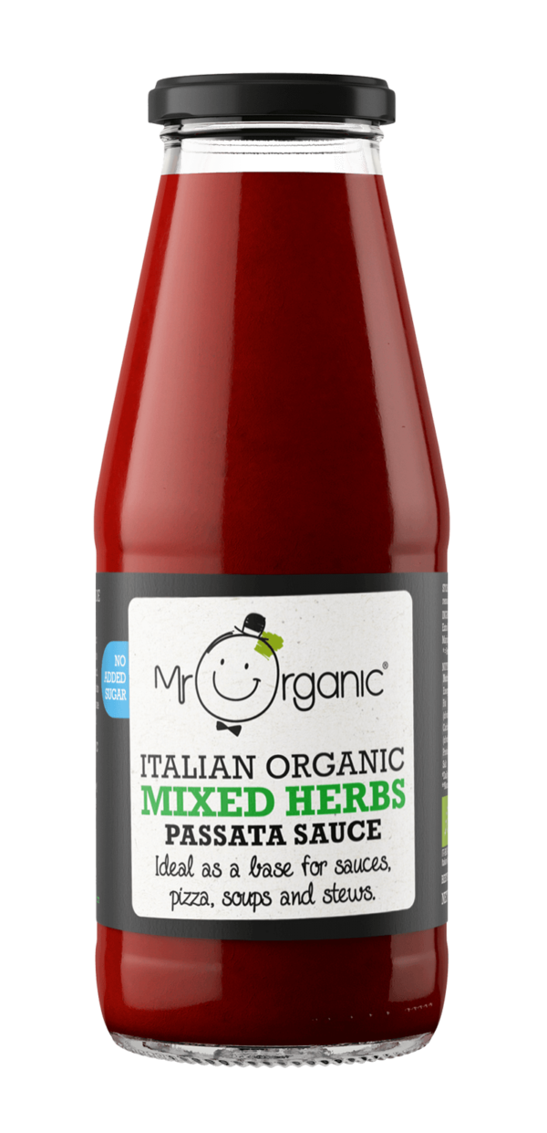 Mixed Herbs Organic Passata Sauce | Mr Organic